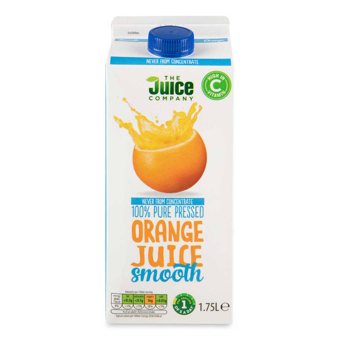 100% Pure Pressed Smooth Orange Juice | ALDI UK